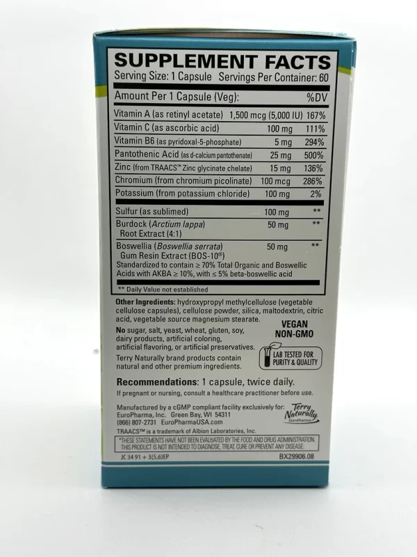 EuroPharma/Terry Naturally - Acne Essentials - 60 Capsules - G&W Herbs