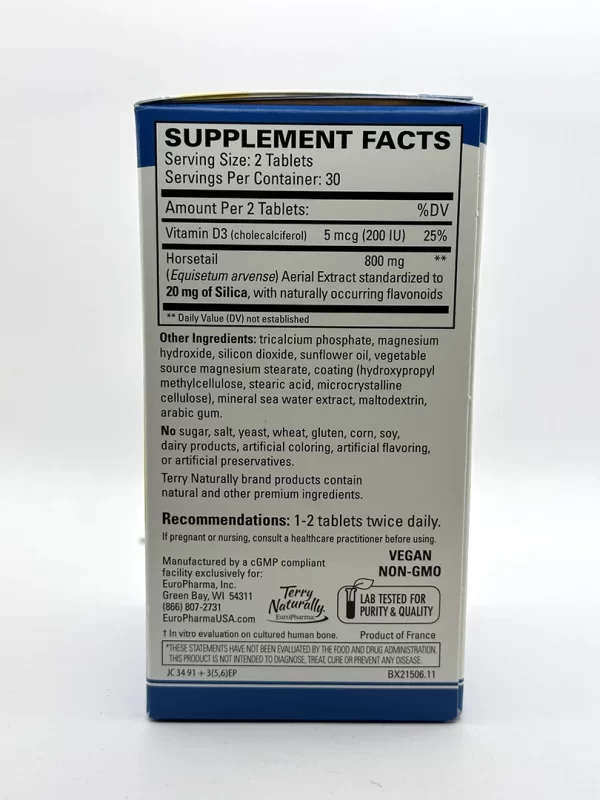 Europharma/Terry Naturally - Silica-20 - 60 Tablets - G&W Herbs