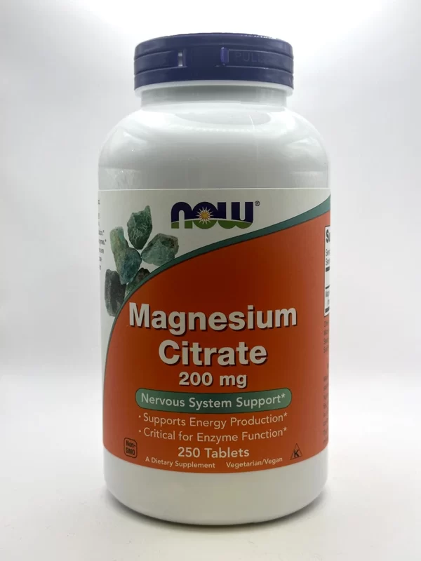 NOW - Magnesium Citrate 250 Tablets - G&W Herbs