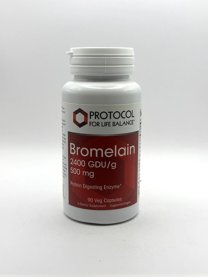 Protocol - Bromelain 90 Veg Capsules / 2400 GDU/g / 500 mg - G&W Herbs