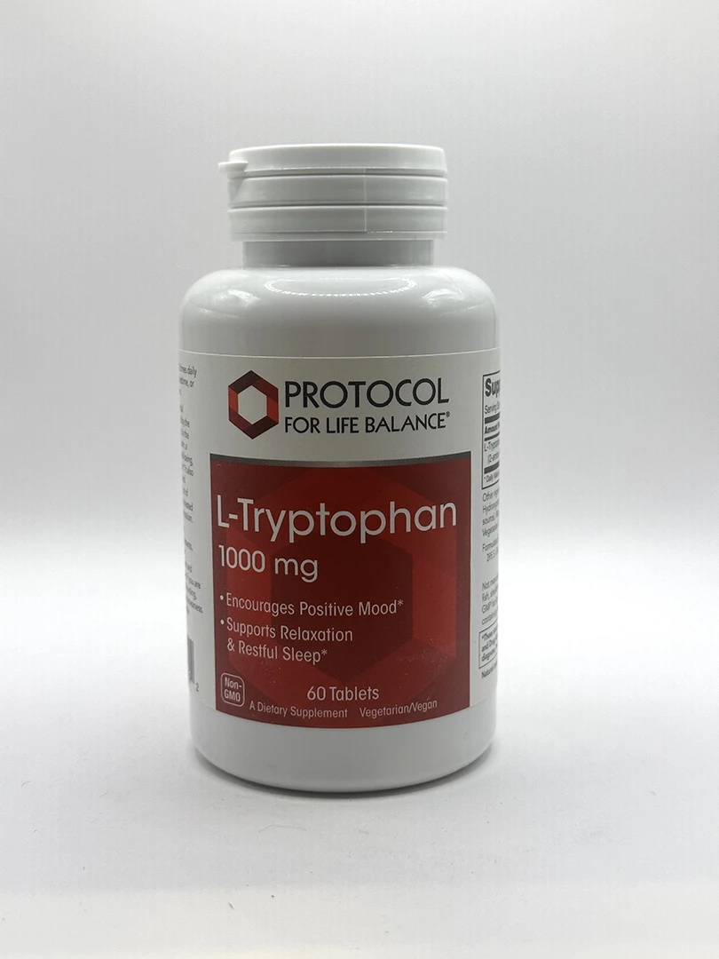 Protocol - L-Tryptophan 1,000 mg 60 Tablets - G&W Herbs