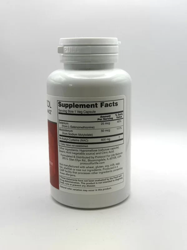 Protocol - NAC N-Acetyl-Cysteine – 600 mg 100 Veg Capsules - G&W Herbs