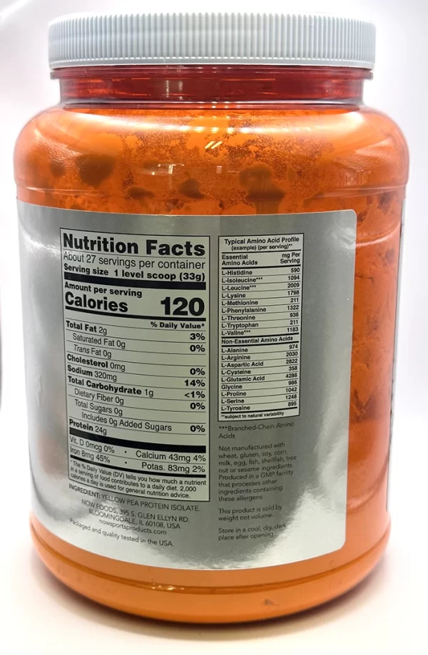 NOW - Pea Protein 2 lbs. - G&W Herbs