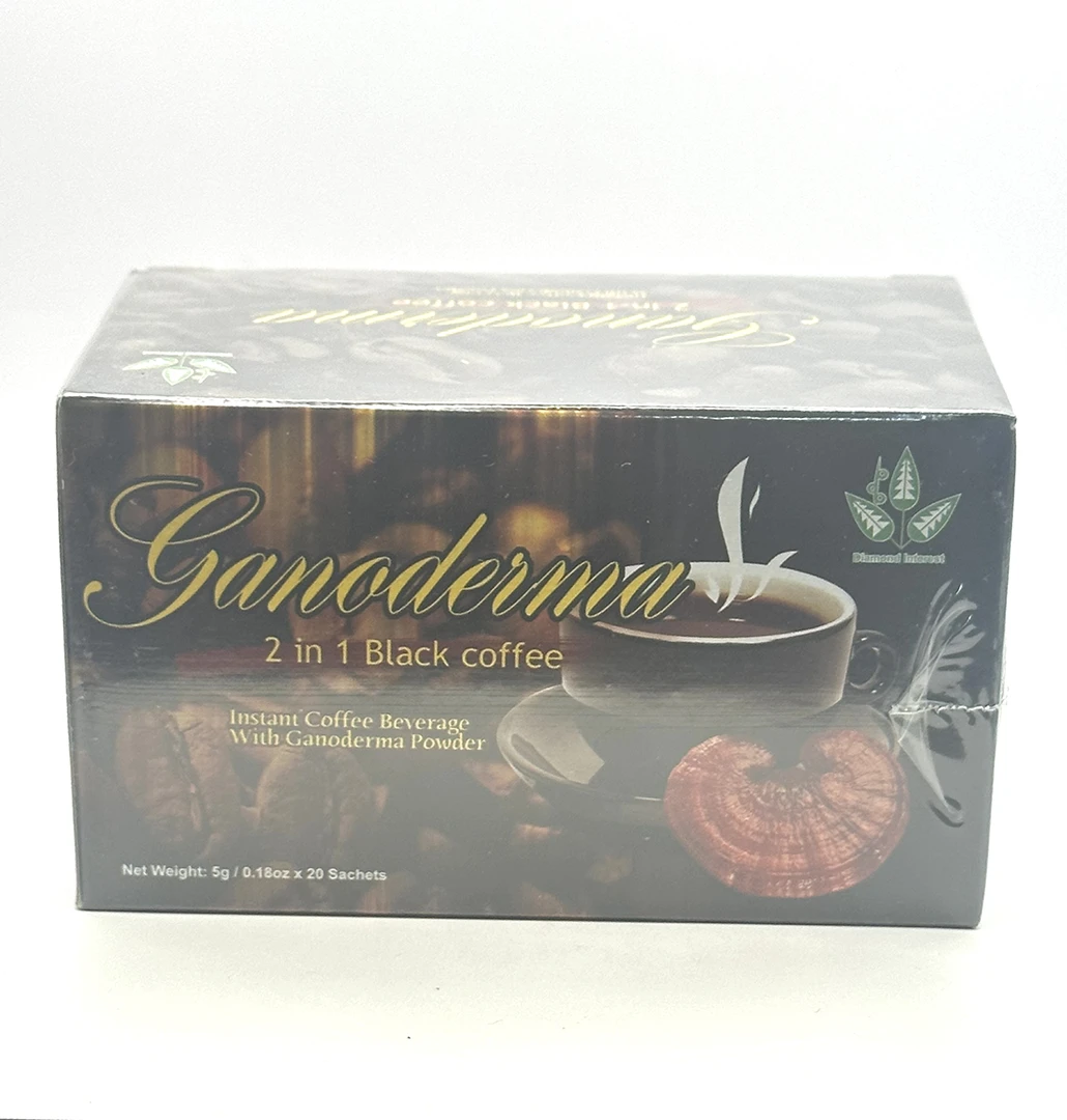 Coffee - Ganoderma - 2 in 1 Black Coffee - 20 Count - G&W Herbs