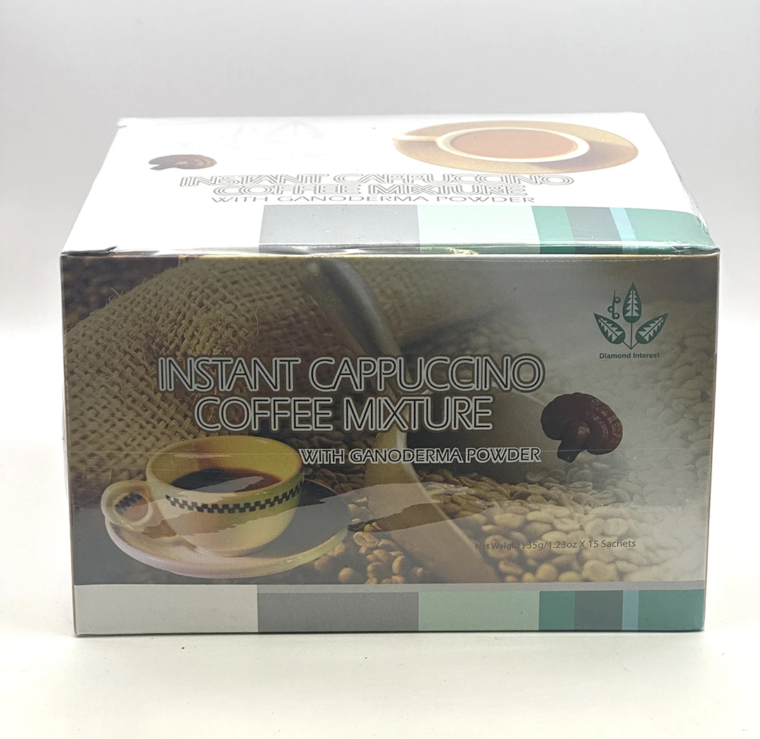 Coffee - Instant Cappuccino Coffee Mixture - 15 Count - G&W Herbs