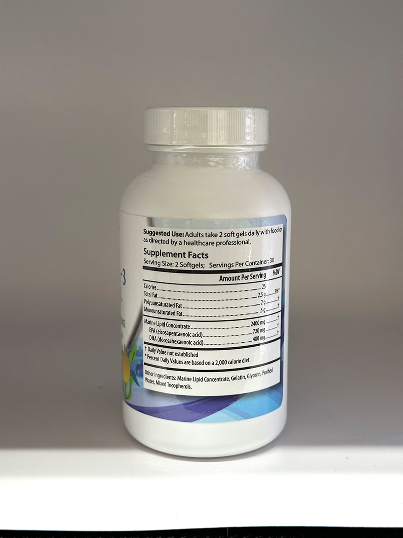 Doctor's Blend - Omega-3 Fish Oil - 60 & 120 Softgels - G&W Herbs