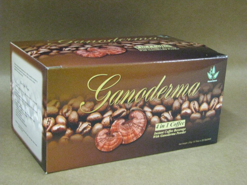 Healthy Coffee with Ganoderma 4 in 1 - Creamer and Sugar (20 pk/box ...