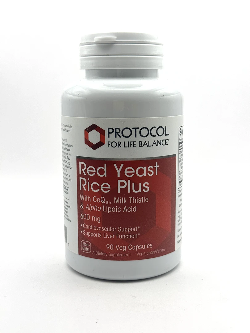 Protocol - Red Yeast Rice Plus 90 Veg Capsules - G&W Herbs