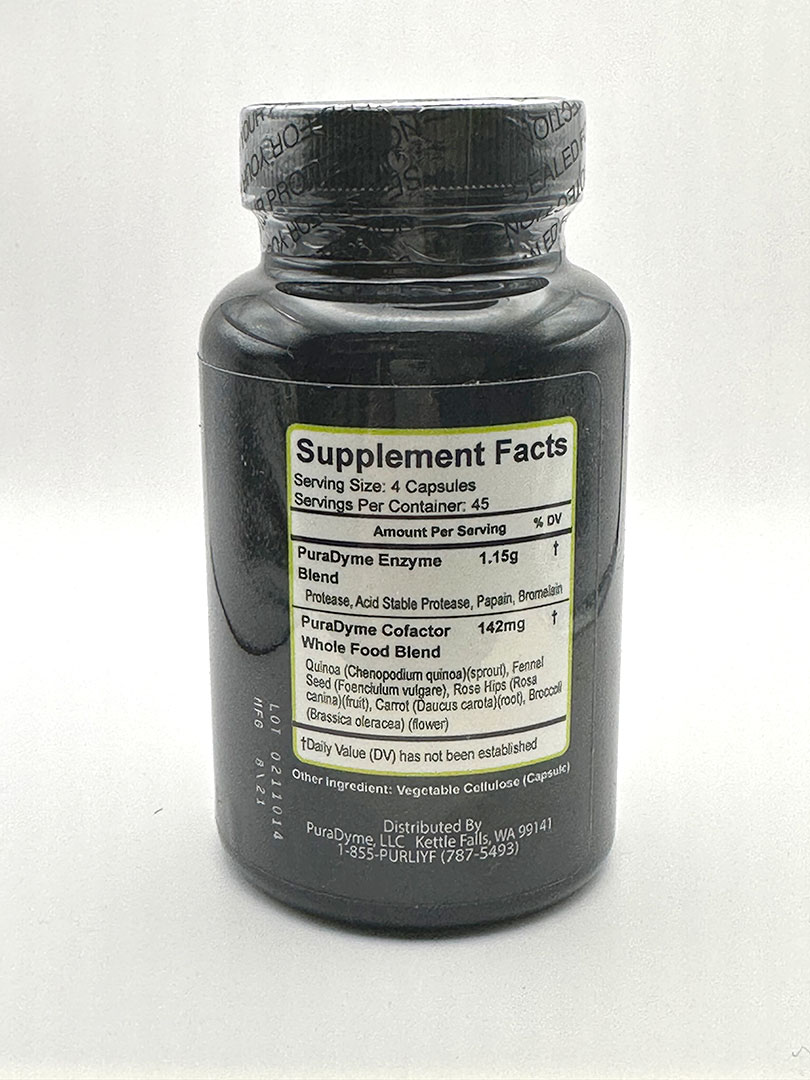 PuraDyme - Protease - 180 Capsules - G&W Herbs