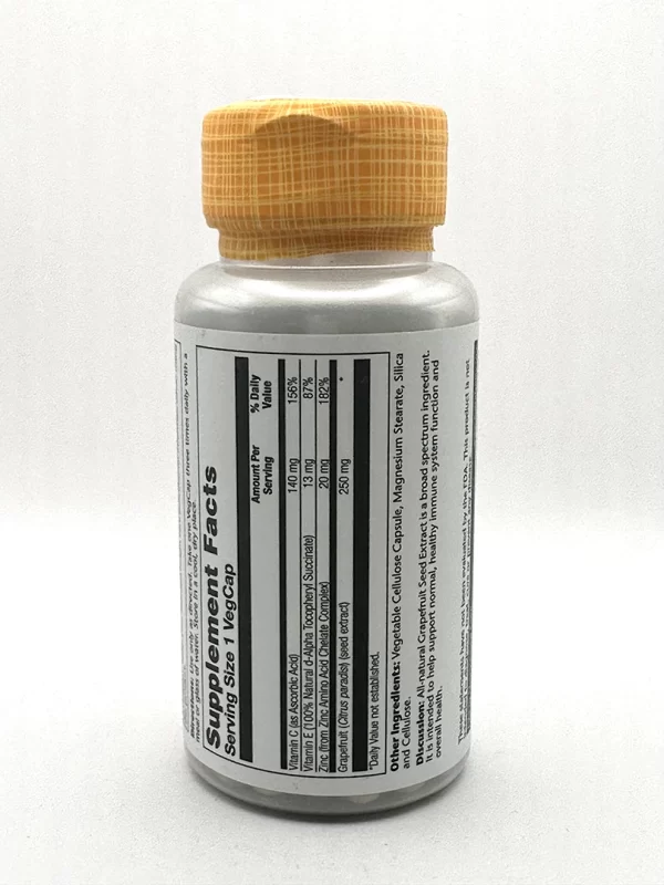 Solaray - Grapefruit Seed Extract - 60 Capsules - G&W Herbs