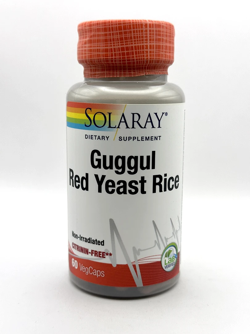 Solaray - Guggul Red Yeast Rice - 60 Capsules - G&W Herbs