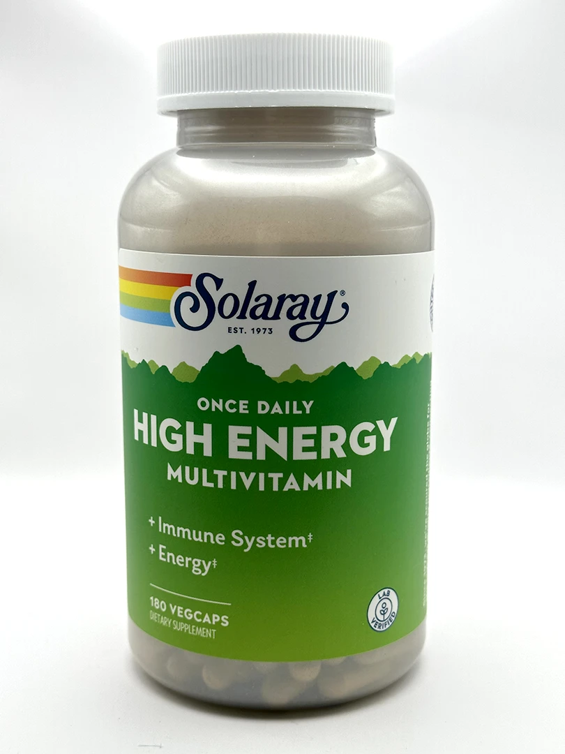 Solaray - Once Daily High Energy - 180 VegCaps - G&W Herbs