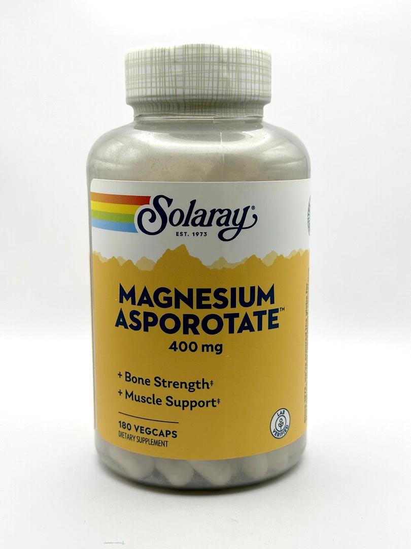Solaray - Magnesium Asporotate - 180 Capsules - G&W Herbs