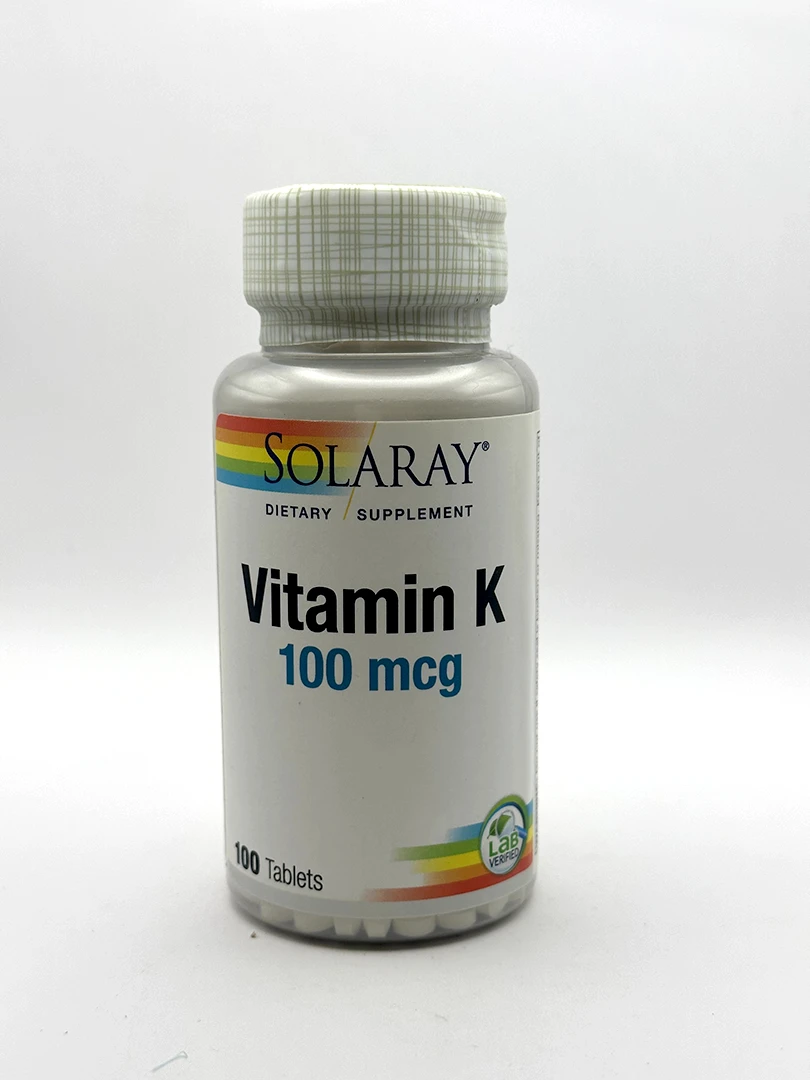 Solaray - Vitamin K-1 - 100 Tablets - G&W Herbs