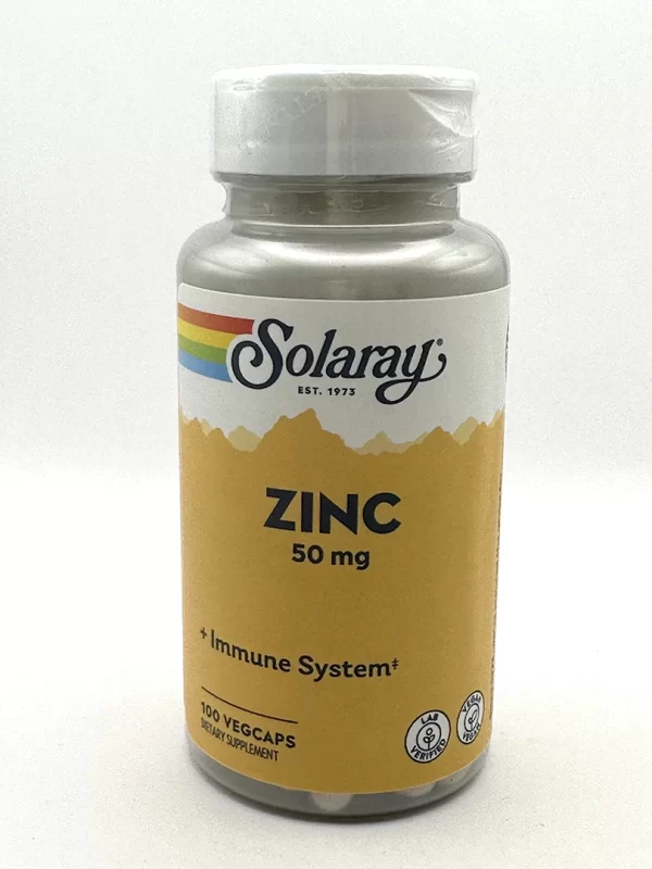 Solaray - Zinc - 100 Capsules - G&W Herbs
